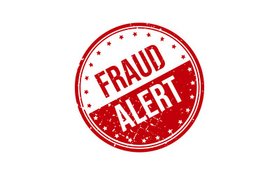 Fraud alert rubber stamp seal Royalty Free Vector Image