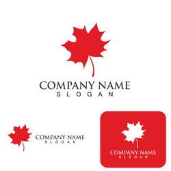 Maple leaf with red triangles texture tree Vector Image