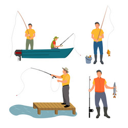 Seafood production process infographic Royalty Free Vector