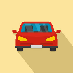 Front modern car icon simple style Royalty Free Vector Image