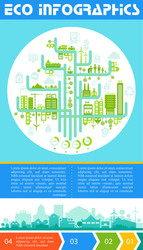 Eco travel and tourism banner template design Vector Image