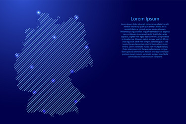 Germany Map Blue Vector Images (over 1,100)