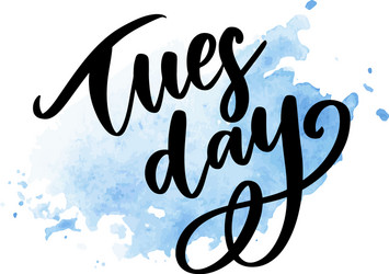 Tuesday Concept Word Art Vector Images (over 140)