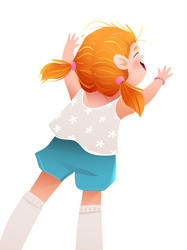 Kids Looking Up Vector Images (over 970)