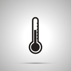 Thermometer icon temperature symbol Royalty Free Vector