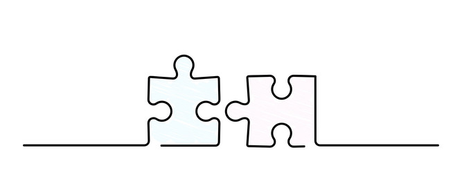 Line Drawing Puzzle Piece Vector Images (over 400)