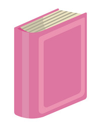 Pink book icon Royalty Free Vector Image - VectorStock