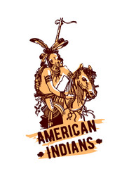 Native American Man Clip Art Vector Images (over 120)