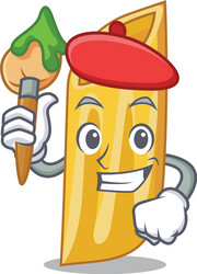 Penne Pasta Character Cartoon Vector Image Vector Images (over 100)