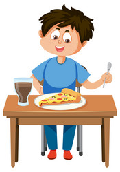 Cartoon Eating Breakfast Vector Images (over 35,000)
