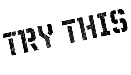 Try this rubber stamp Royalty Free Vector Image