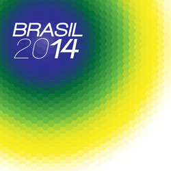 Brazil color background Royalty Free Vector Image