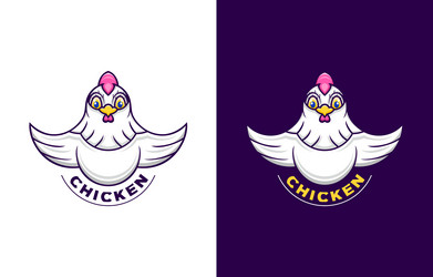 Chicken logo Royalty Free Vector Image - VectorStock