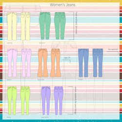 Blue jeans frame Royalty Free Vector Image - VectorStock