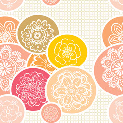 Cutesy scrapbook pattern Royalty Free Vector Image