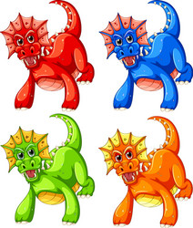 Dragon eating Royalty Free Vector Image - VectorStock