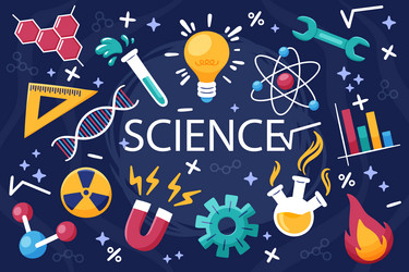 Math and science education concept Royalty Free Vector Image
