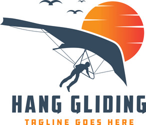 Parachuting or paragliding icon Royalty Free Vector Image