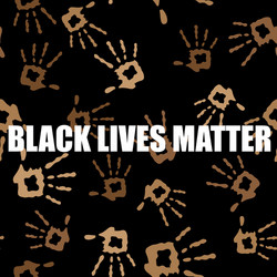 Black lives matter drawing hand 8 Royalty Free Vector Image