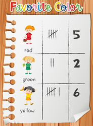 Number Chart Kids Vector Images (over 680)