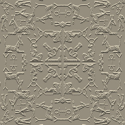 Egyptian textured 3d seamless pattern african Vector Image