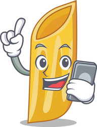 Penne Pasta Character Cartoon Vector Image Vector Images (over 100)