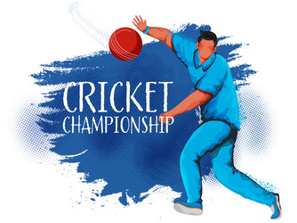 Abstract Bowler Playing Cricket Vector Images (over 350)