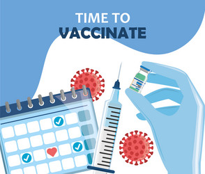 Time to Vaccinate Vector Images (over 2,600)