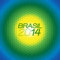 Brazil color background Royalty Free Vector Image