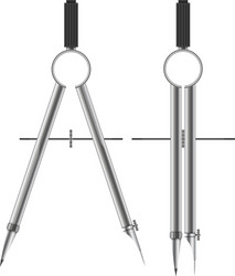 Silver compass Royalty Free Vector Image - VectorStock