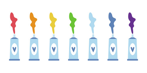 Rainbow Smear Vector Images (over 440)