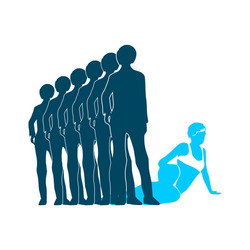 Human differences concept Royalty Free Vector Image