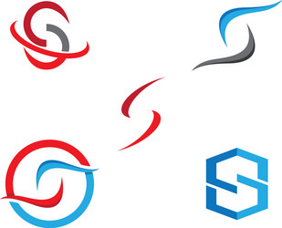 S letter symbol design Royalty Free Vector Image