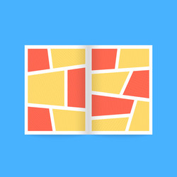 Linear simple comic book elements logo Royalty Free Vector