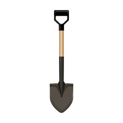 Spade shovel cartoon Royalty Free Vector Image