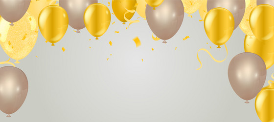 Golden celebration background group gold Vector Image