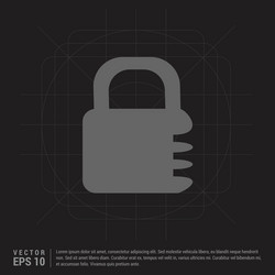 Cadeado Lock Icon Vector Images (13)
