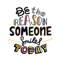 Doodle design of image with message be the reason Vector Image