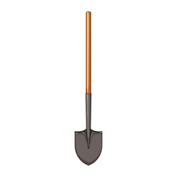 Spade shovel cartoon Royalty Free Vector Image