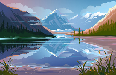 Beautiful nature background Royalty Free Vector Image