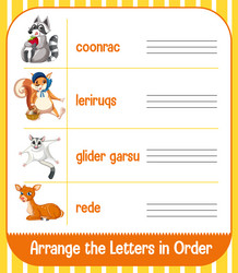 Funny alphabet letters with various designs Vector Image