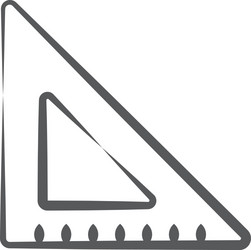 Triangular scale Royalty Free Vector Image - VectorStock