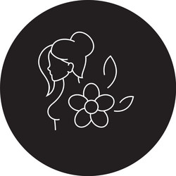 Postoperative period black icon sign Royalty Free Vector