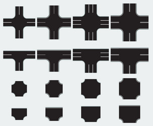 T Junction Road Vector Images (94)