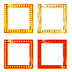 Golden frame Royalty Free Vector Image - VectorStock