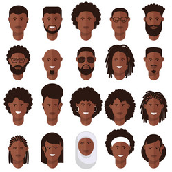 International avatars icons Royalty Free Vector Image