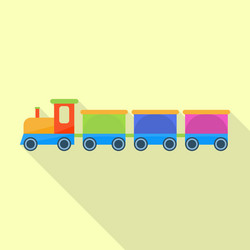 Old train icon cartoon style Royalty Free Vector Image