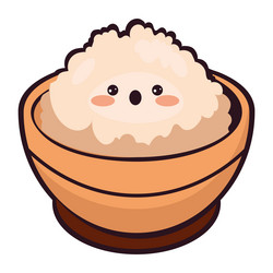 Kawaii Rice Bowl Vector Images (over 200)
