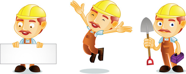 Cartoon Contractor Vector Images (over 11,000)
