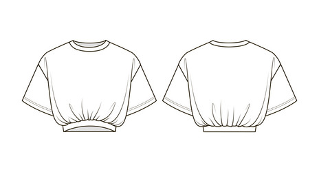 Crop Tops Drawings Vector Images (over 1,200)